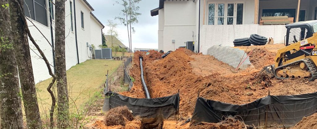 We fix drainage problems in Tuscaloosa Alabama - Edmonds Environmental